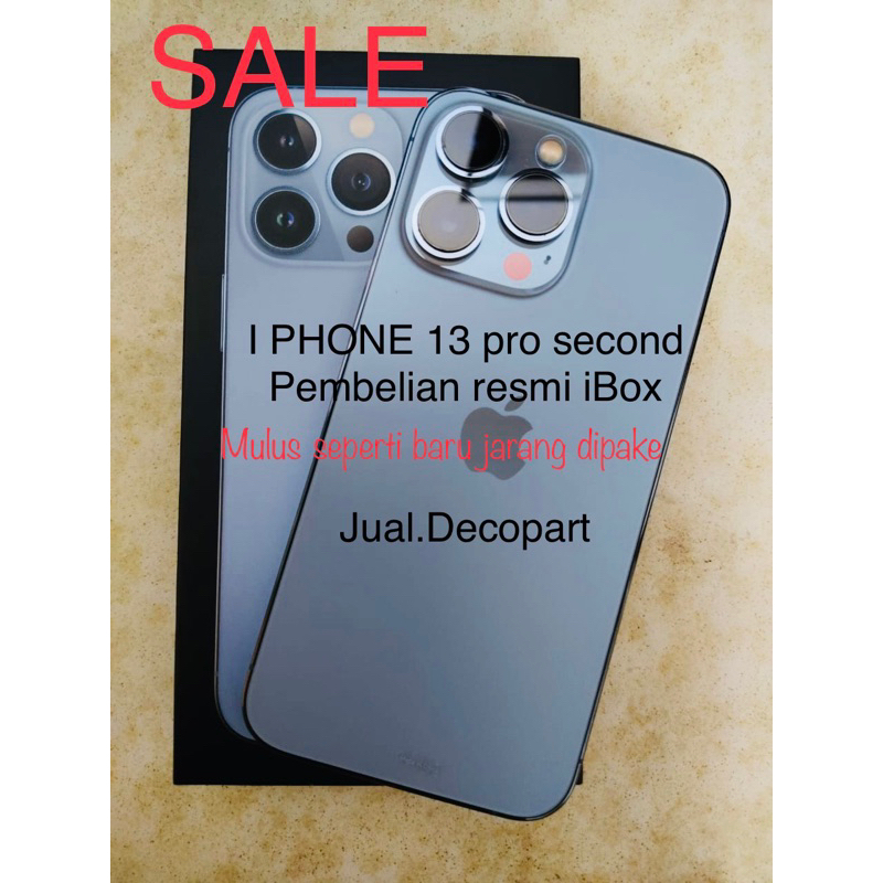 Jual iPhone 13 pro second BACA KETERANGAN SEBELUM BERTANYA DAN SEBELUM ...