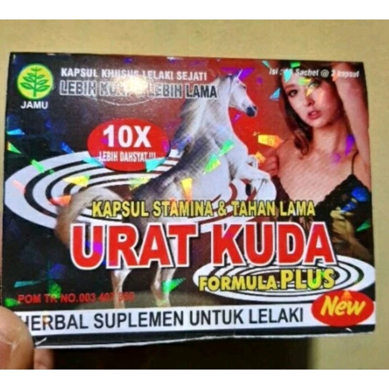 Jual Kuat Tahan Lama URAT KUDA KAPSUL 100% ASLI | Shopee Indonesia