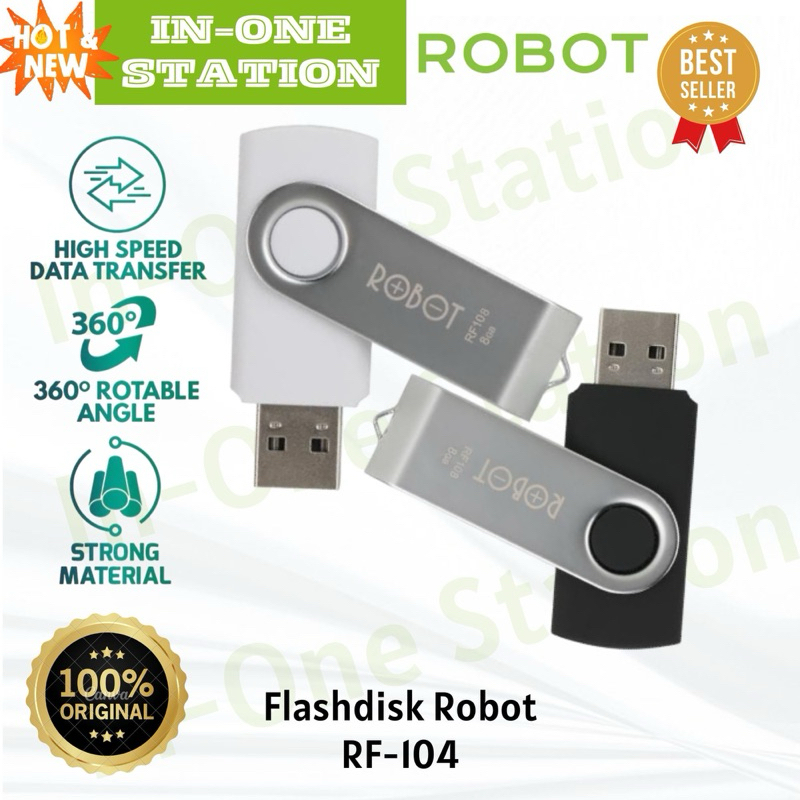 Jual Flashdisk Robot 4GB 8GB 16GB 32GB USB 2.0 High Speed - Original ...