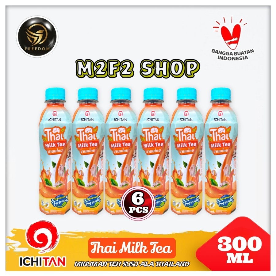 Jual Ichitan Thai Milk Tea Original | Teh Susu Botol Pet - 300 ml (Kemasan 6 Pcs) | Shopee Indonesia