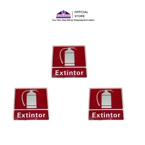 Jual Label Akrilik Tempel Extintor/Acrylic Sticker Tempel Pemadam ...