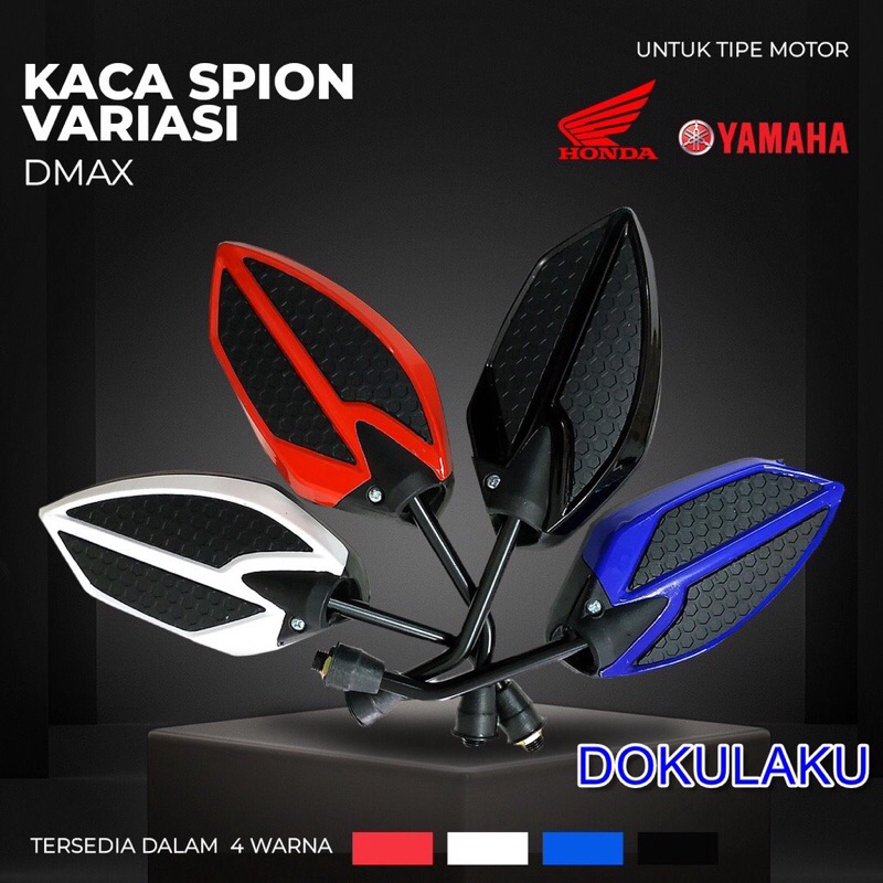 Jual SPION MOTOR VARIASI DMAX UNIVERSAL / spion dmax variasi / spion ...