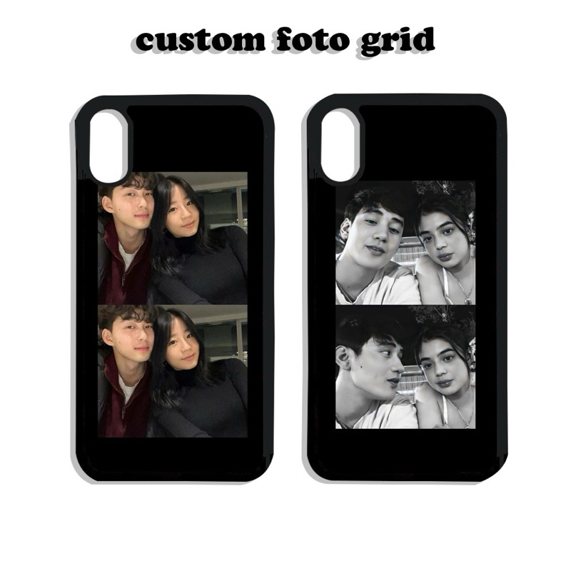 Jual Custom case handphone foto grid foto couple foto sediri dan foto ...