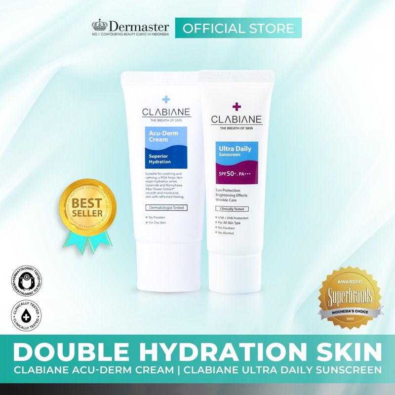 Jual Dermaster Double Hydration Skin - Clabiane Acu-Derm Cream ...
