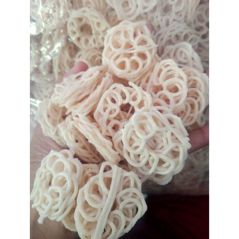 Jual krupuk seblak / krupuk rafael / kerupuk mawar 1kg | Shopee Indonesia
