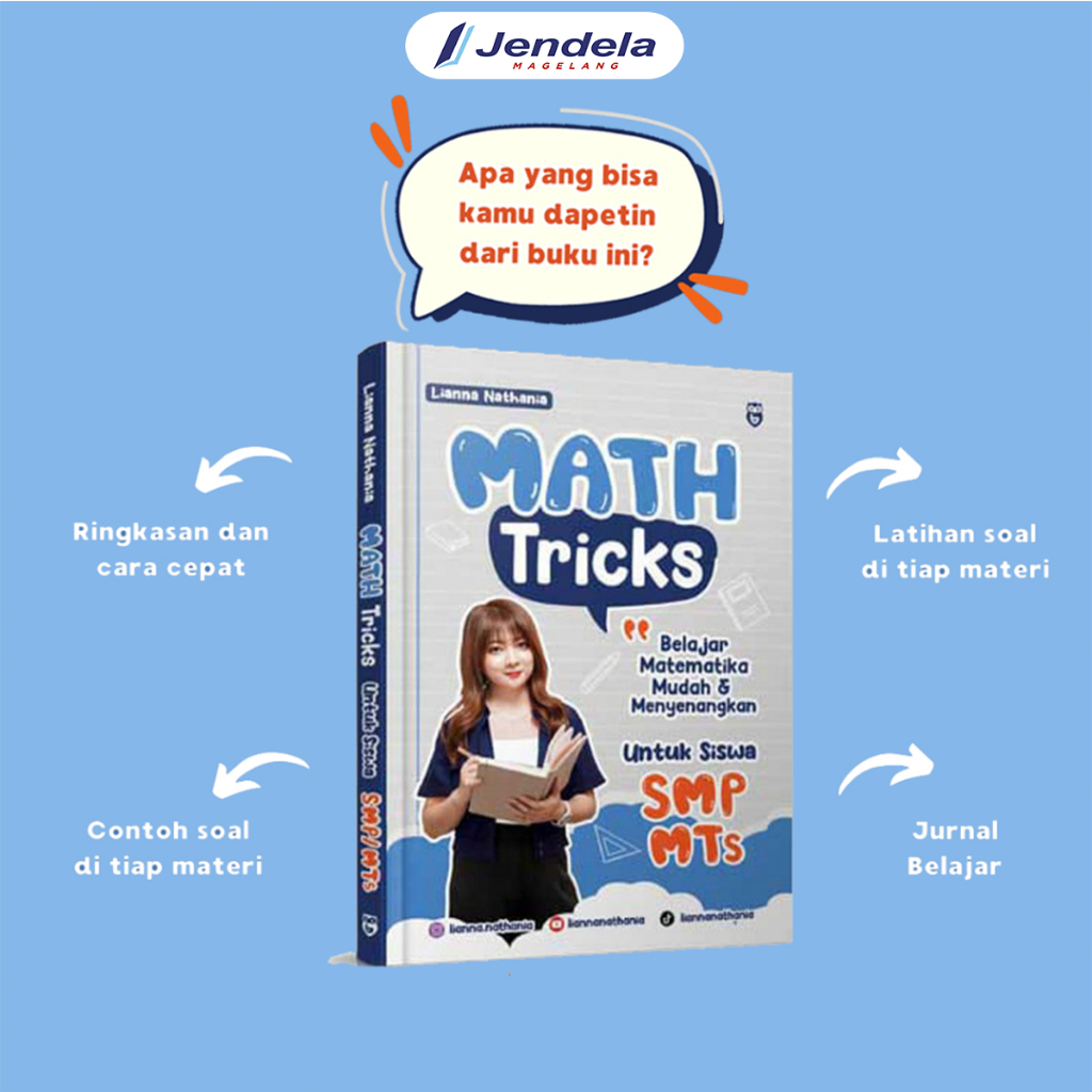 Jual Buku Pelajaran Math Tricks Untuk Siswa SMP/MTs - Lianna Nathania ...