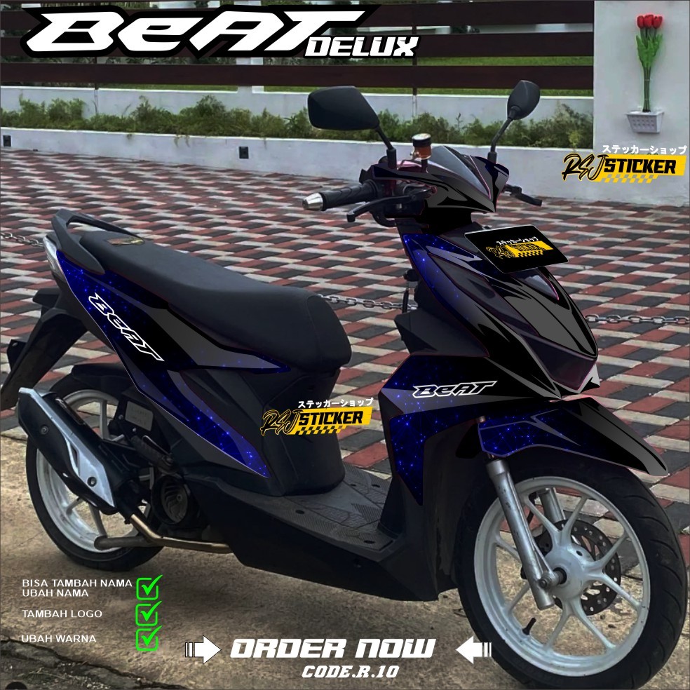 Jual Decal Beat Deluxe 2020 2021 2022 2023 Full Body Desain Gradasi ...