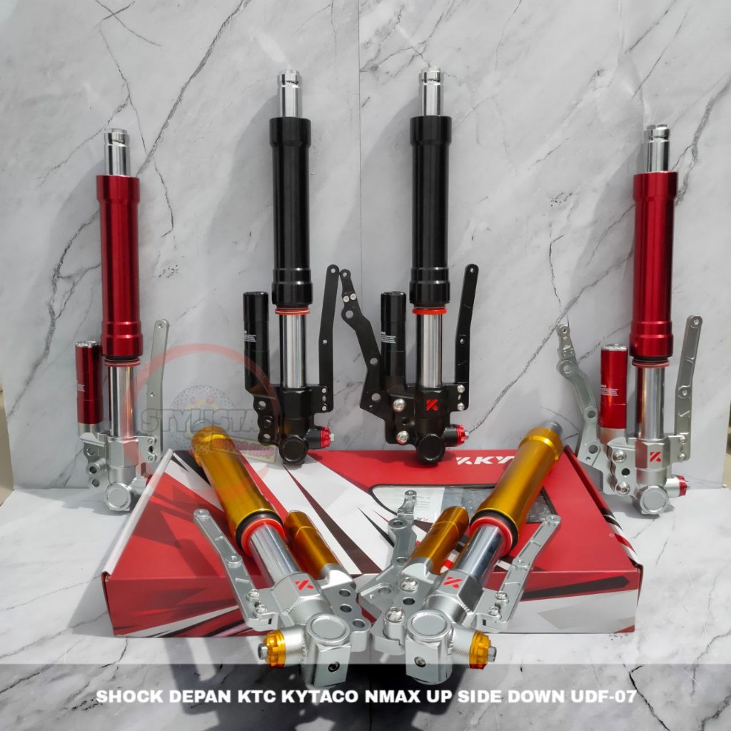 Jual SHOCK DEPAN KTC KYTACO NMAX OLD/NEW - ABS/NON ABS UPSIDE DOWN FORK ...
