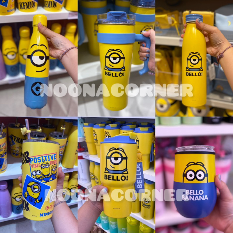 Jual Miniso x Minions ‼️ Tumbler / Botol Minum Stainless 500ml & 1600ml ...