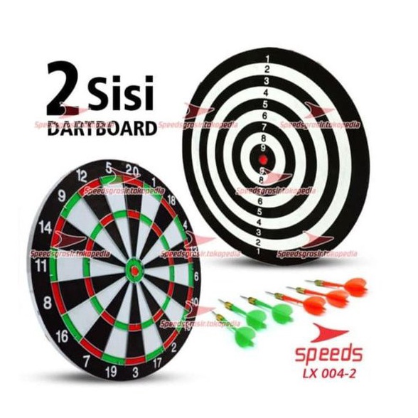 Jual Produk Oke DART GAME BESAR 17 inch Papan Dart Board Besar Ukuran ...