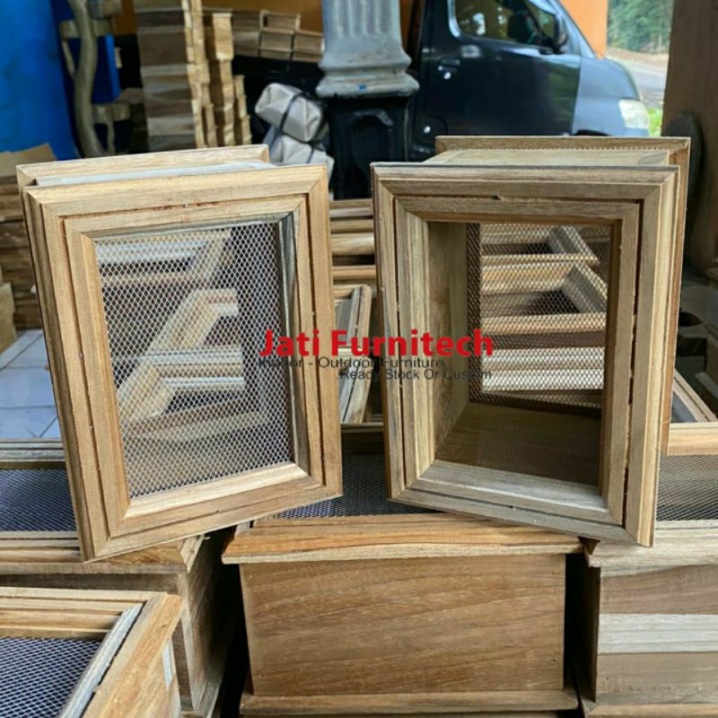 Jual loster kayu jati minimalis | loster fentilasi rumah | 15x20 ...