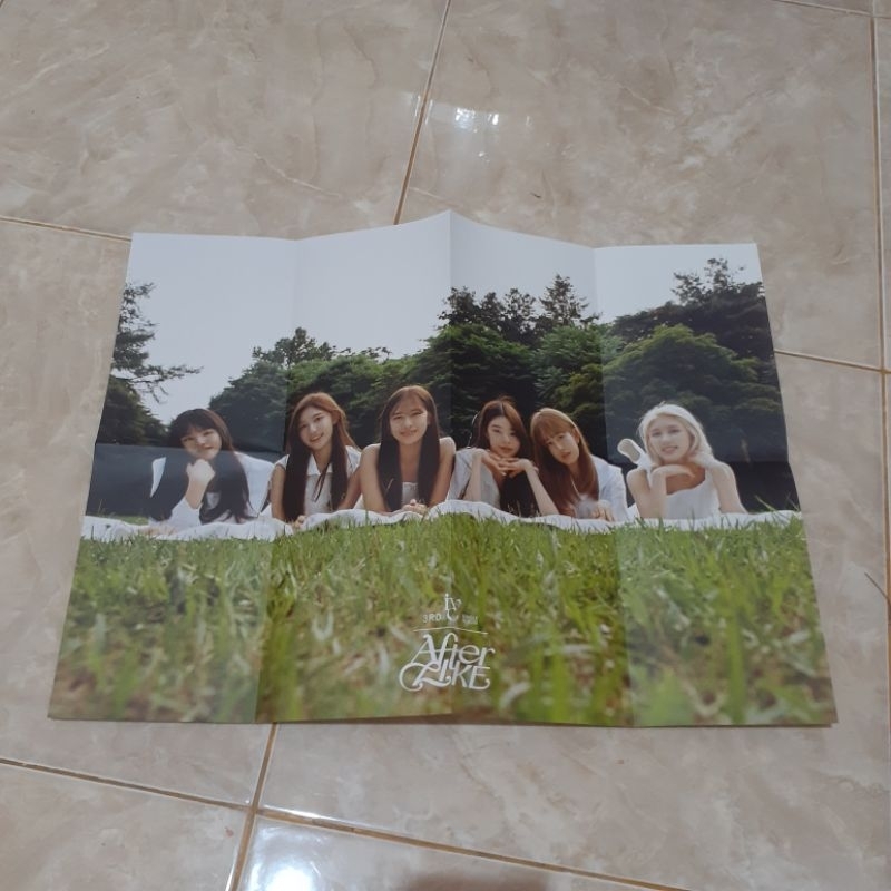 Jual Folded Poster IVE After Like | Shopee Indonesia