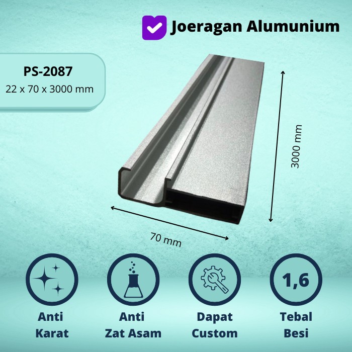 Jual Handle Frame Kaca Alumunium Premium Doff Pasir Lemari Kitchen Set ...