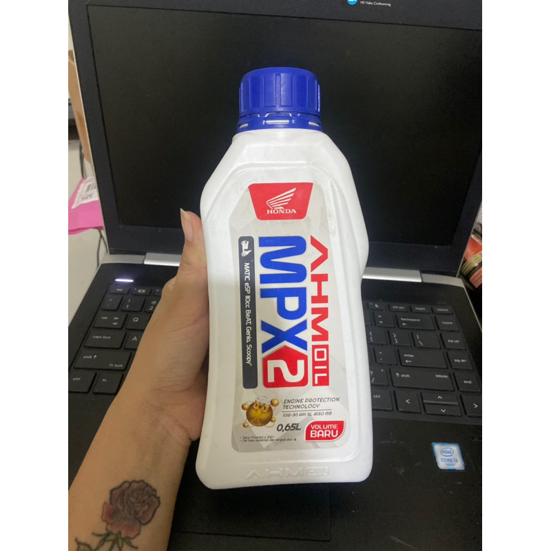 Jual Oli Mpx2 650ml Oli Mesin Motor Matic Mpx 2 0,65 Oli Honda Vario ...