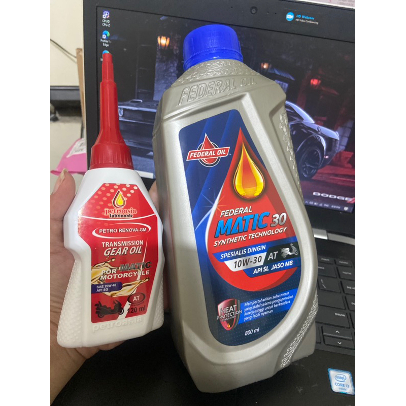 Jual Oli Federal Matic Silver + Gardan Petroasia 120ml Oli Mesin Motor ...