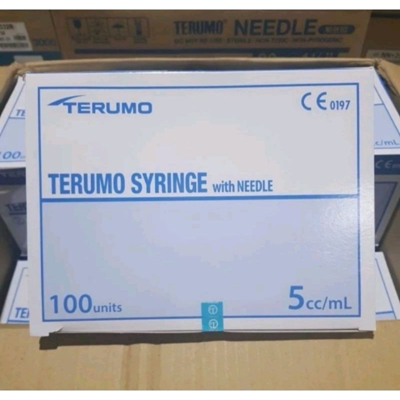Jual spuid terumo 5cc / syringe terumo 5cc isi 100 pcs | Shopee Indonesia