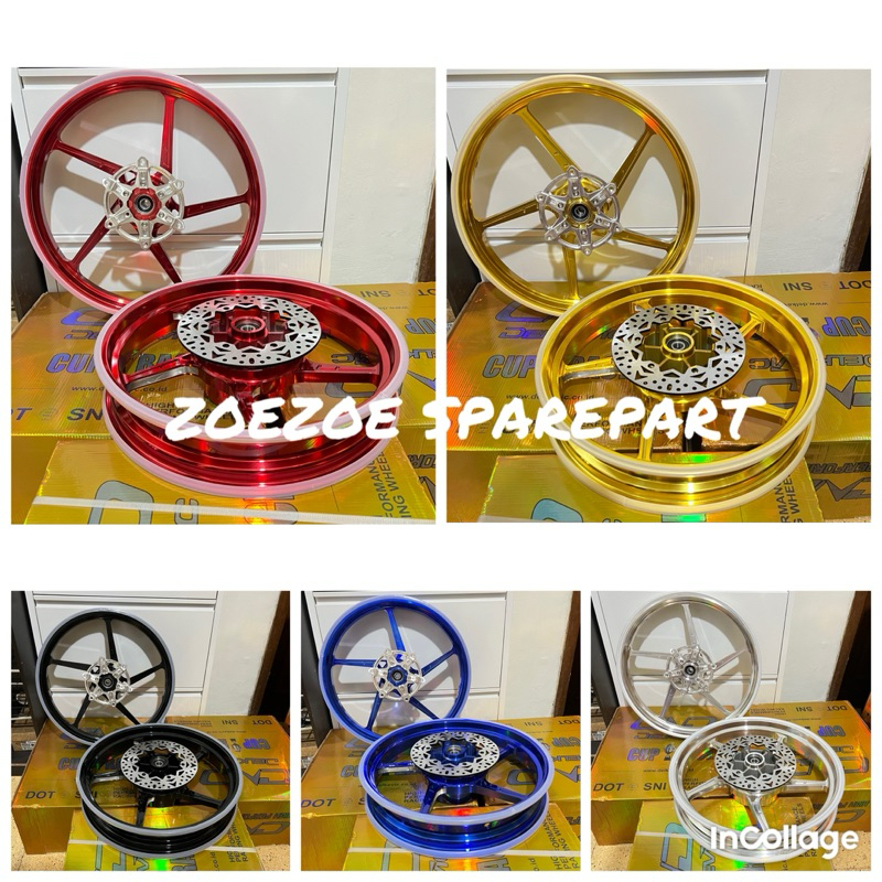 Jual Velg Racing Delkevic Ninja RR & KRR / Pelek Delkevic MOZ Ninja 150 ...