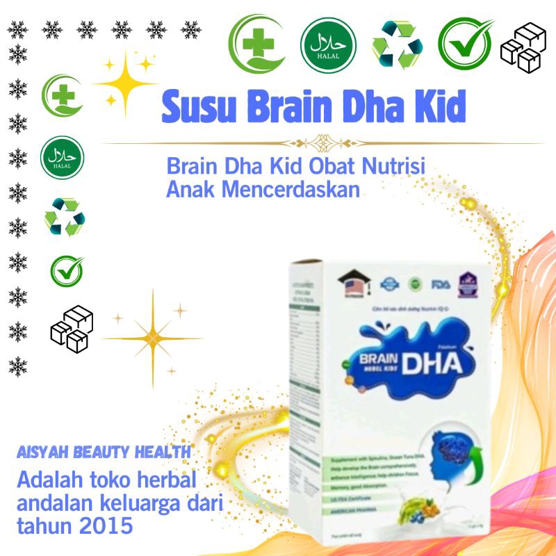 Jual Susu Brain DHA Kids Menambah Kecerdasan Anak Asli 100% | Shopee ...