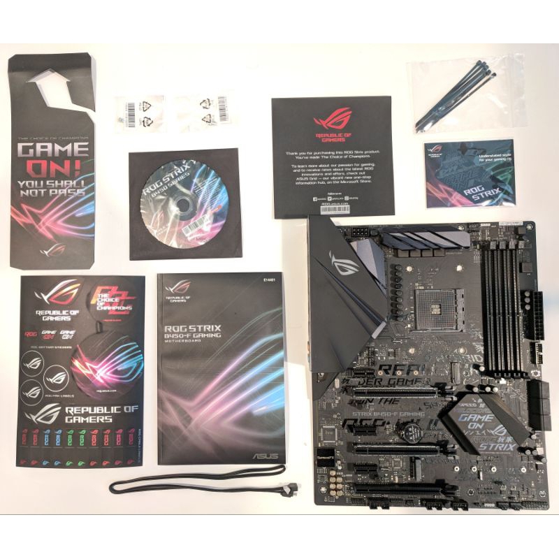 Jual ROG STRIX B 450 F GAMING BUKAN Z370 F GAMING USED MASIH MULUS ...
