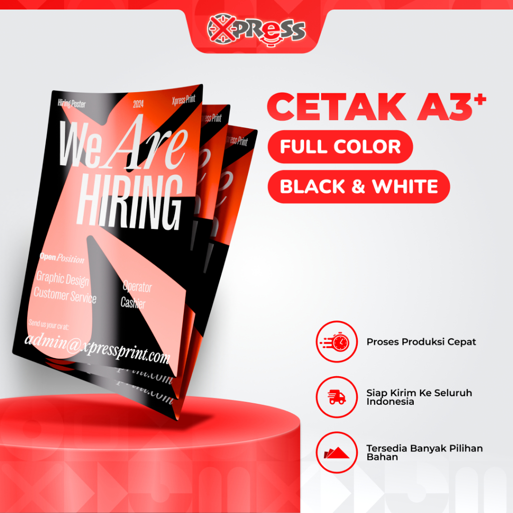Jual Cetak Kertas A3+ / Print A3 / Cutting / Poster A3 | Shopee Indonesia