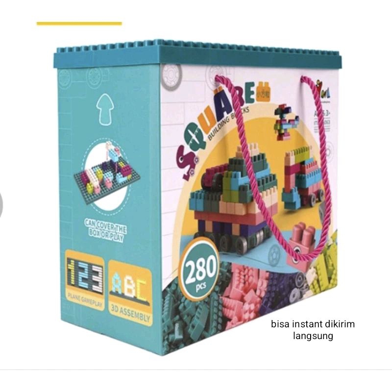 Jual mainan lego susun anak isi 280pcs termurah | Shopee Indonesia