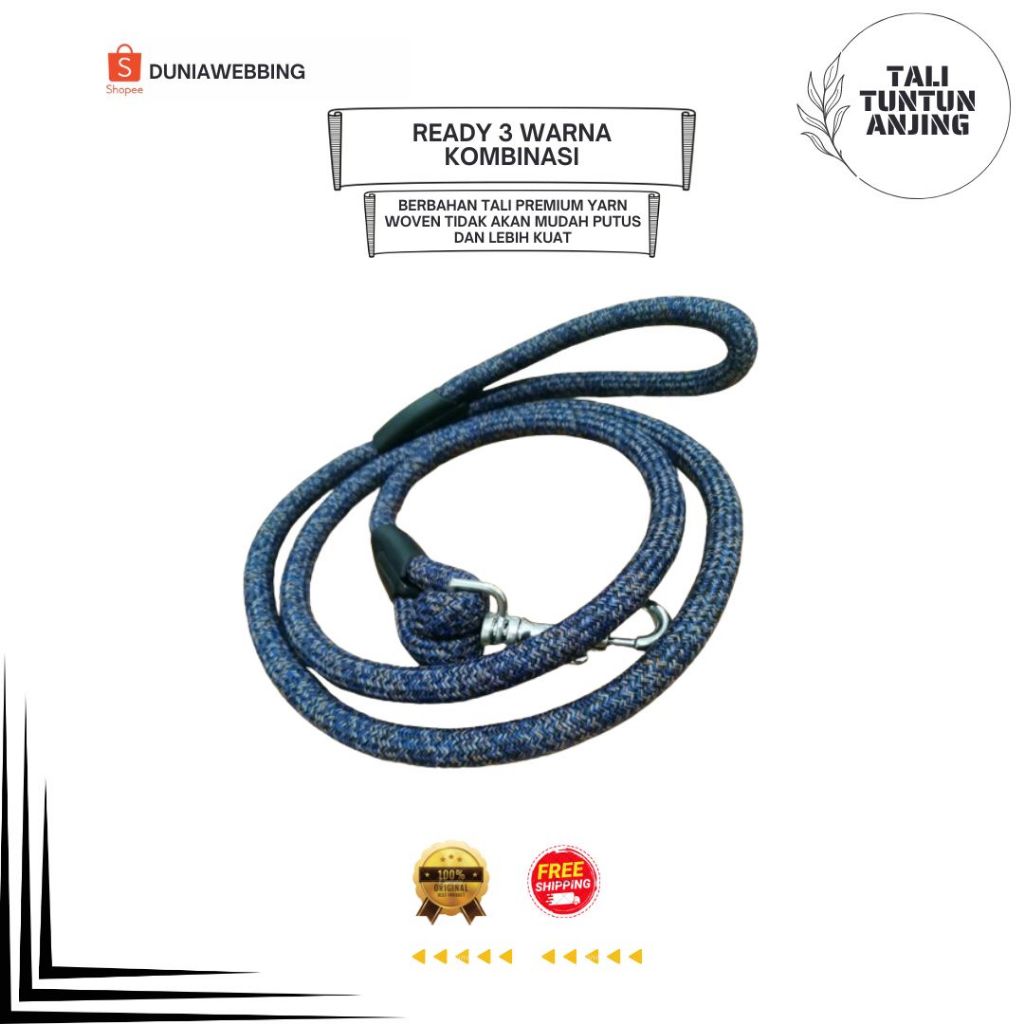Jual Dog Leash 140cm | Tali Tuntun Anjing atau Kucing Kecil dan Besar ...