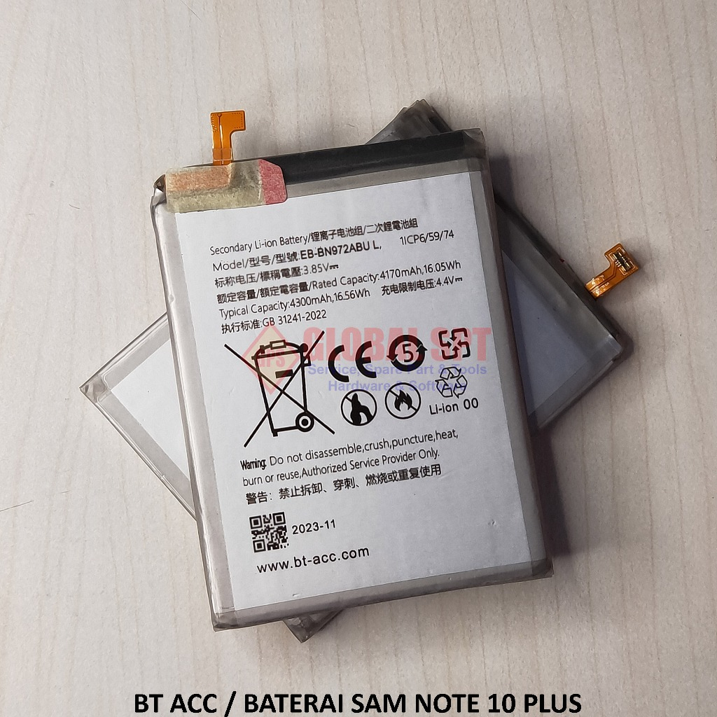 Jual BT ACC / BATERAI SAMSUNG NOTE 10PLUS / EB-BN972ABU / BATRE NOTE 10 PLUS / BATERE NOTE 10 ...