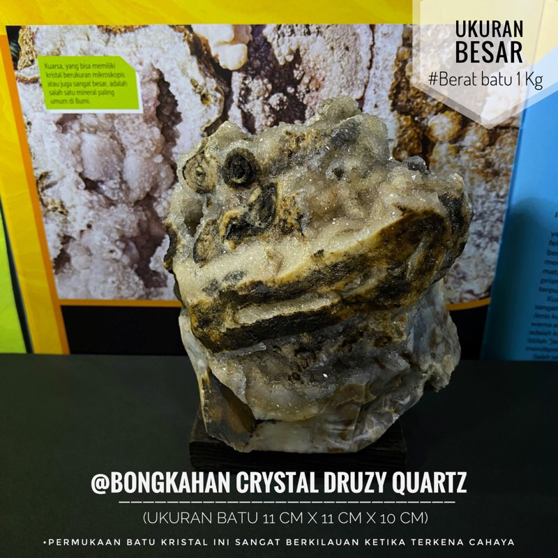 Jual Bongkahan Crystal Geode Quartz L23 atau Batu Kristal Quartz atau ...