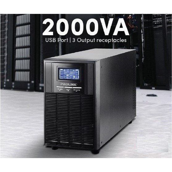 Jual PROLINK PRO902-ES PRO902ES PRO902 UPS ONLINE 2000VA 1800W SINEWAVE ...