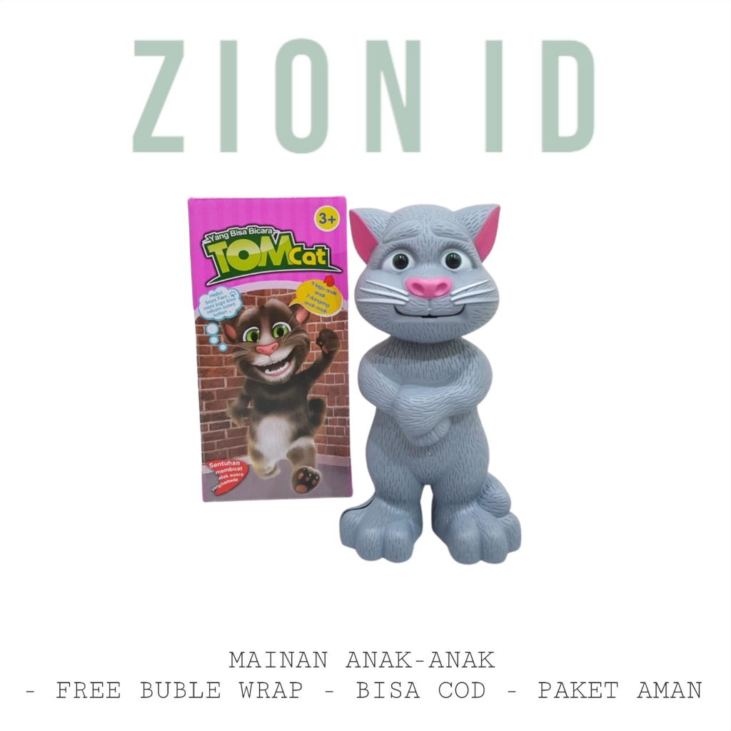 Jual Mainan Anak Talking Tom Robot Kucing Tom Cat Bahasa Indonesia ...