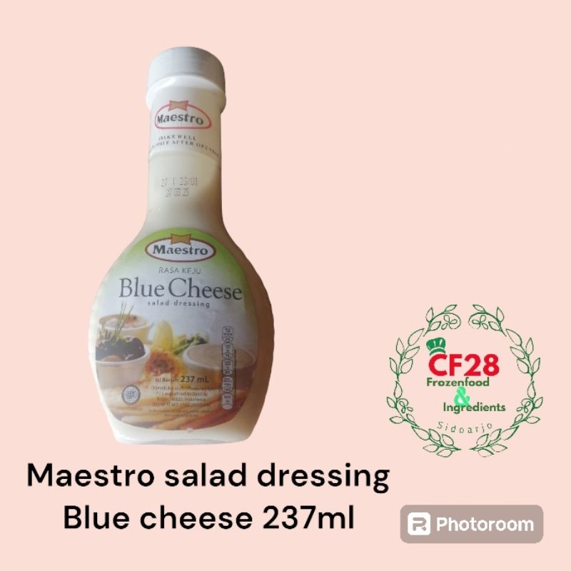 Jual Maestro blue cheese salad dressing rasa keju 237ml | Shopee Indonesia
