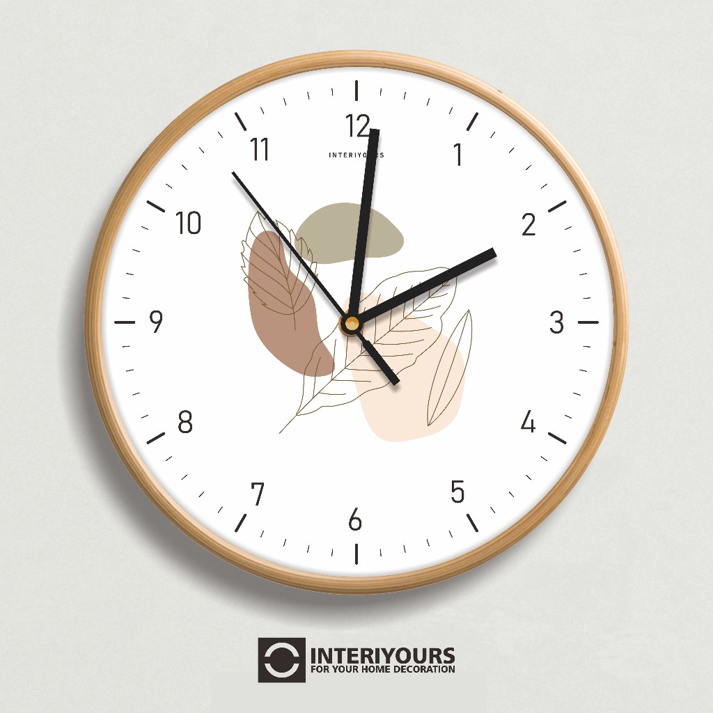 Jual Jam Dinding Estetik Besar Design Nature / alam | Shopee Indonesia