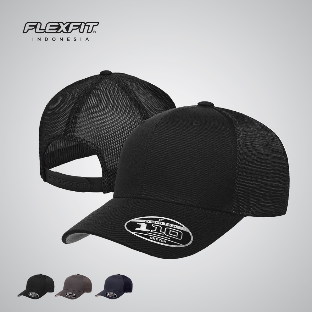 Jual Topi Flexfit 110M One Ten Mesh Snapback | Shopee Indonesia
