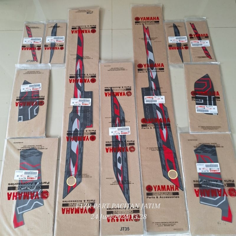 Jual STRIPING GRAPHIC STIKER ALL NEW AEROX 155 HITAM NVX 15 NVX15 ...