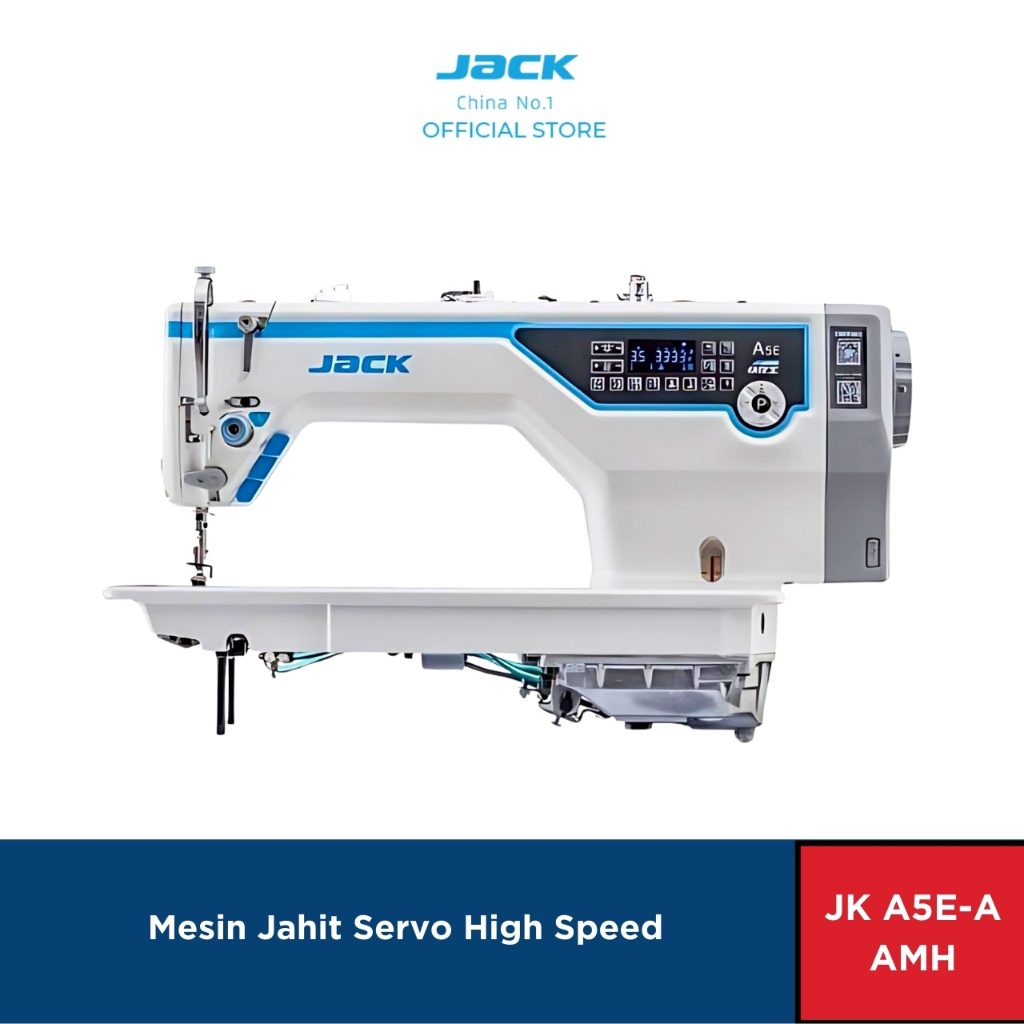 Jual Jack A5E-A AMH Mesin Jahit Industri Servo High Speed + Meja Kaki | Shopee Indonesia