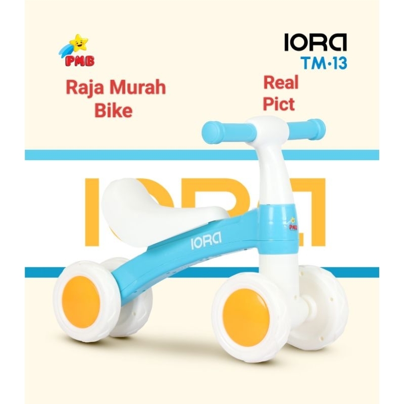 Jual Sepeda Balance Bike Iora TM13 Mainan Anak Balance Bike Push Bike Iora TM13 Ride On Iora ...