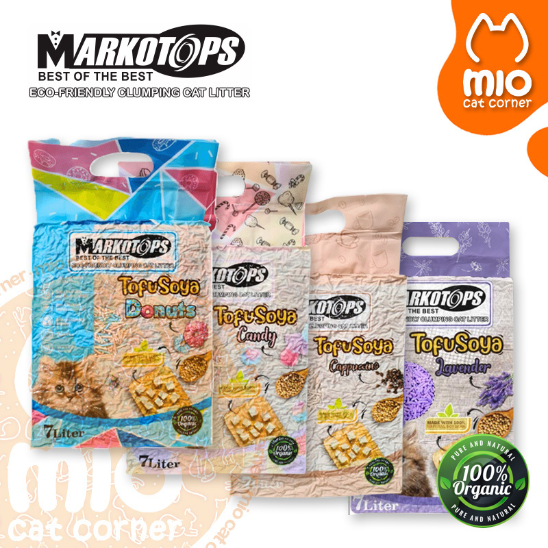 Jual Markotops Tofu Soya Cat Litter Pasir Gumpal Wangi Kucing | Shopee ...