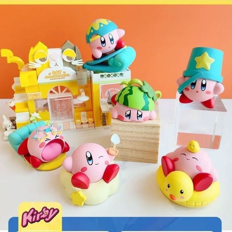 Jual blind box Beach Star Kirby Blind Box mini so blindbox kirby Anime ...