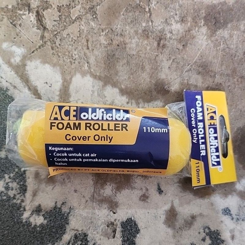 Jual Refill ace foam roll mini 4 inch 110 mm bulu saja refill busa cat ...