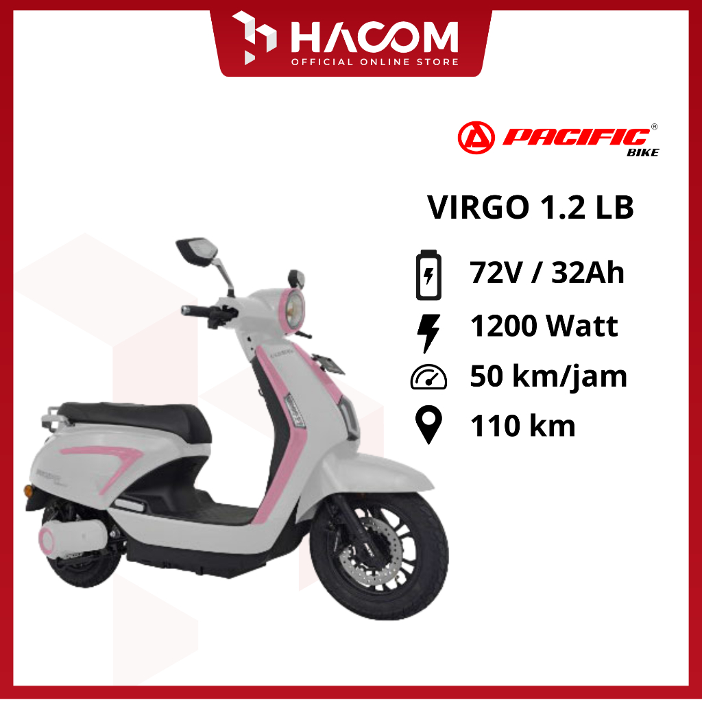 Jual Motor Listrik Pacific Virgo 1.2 LB | Shopee Indonesia