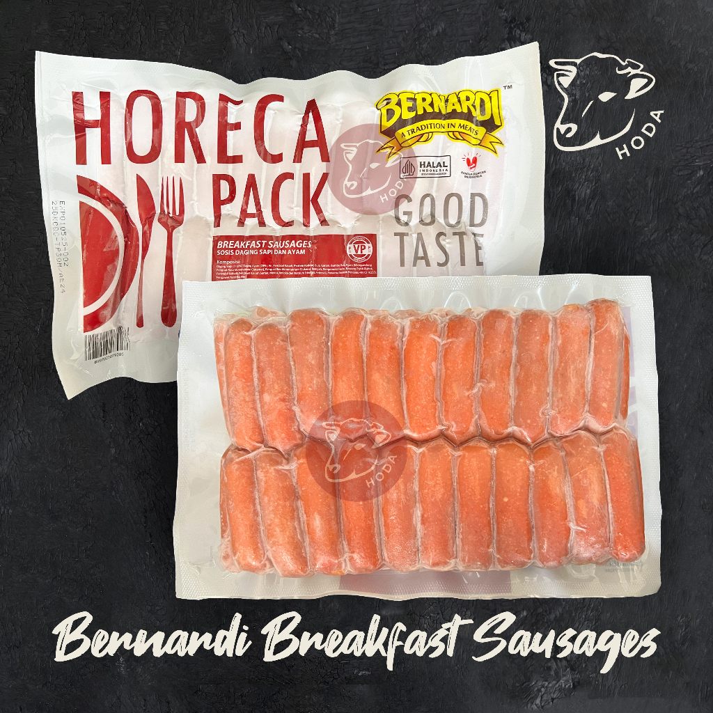 Jual BERNARDI Sosis Horeca Pack Breakfast Sausages VP 1Kg | Shopee ...