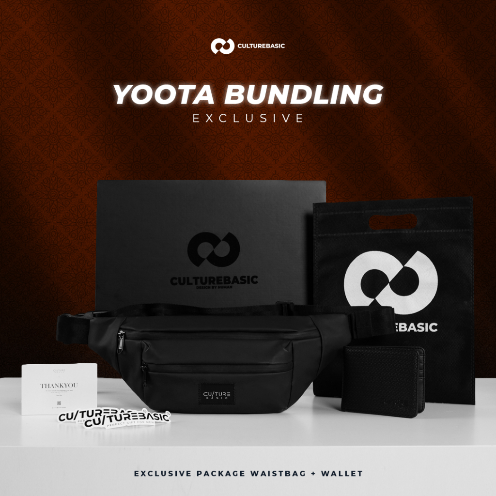 Jual Culture Basic | (Yoota Bundling) Yoota Waistbag + Dompet | Tas ...