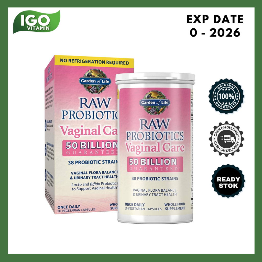Jual Garden Of Life Raw Probiotics Probiotic Vaginal Care 30 Cap ...