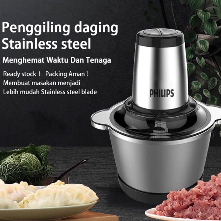 Jual KODE Y37Y Blender Penggiling Daging SerbagunaChopper Philips ...