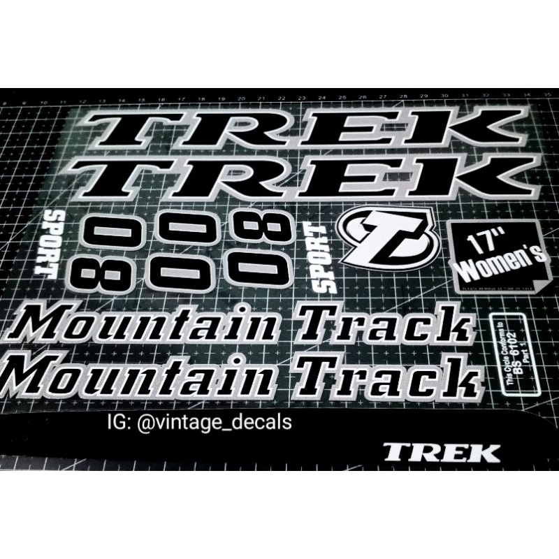 Jual decals replacement TREK 800 al sport mountain track | Shopee Indonesia