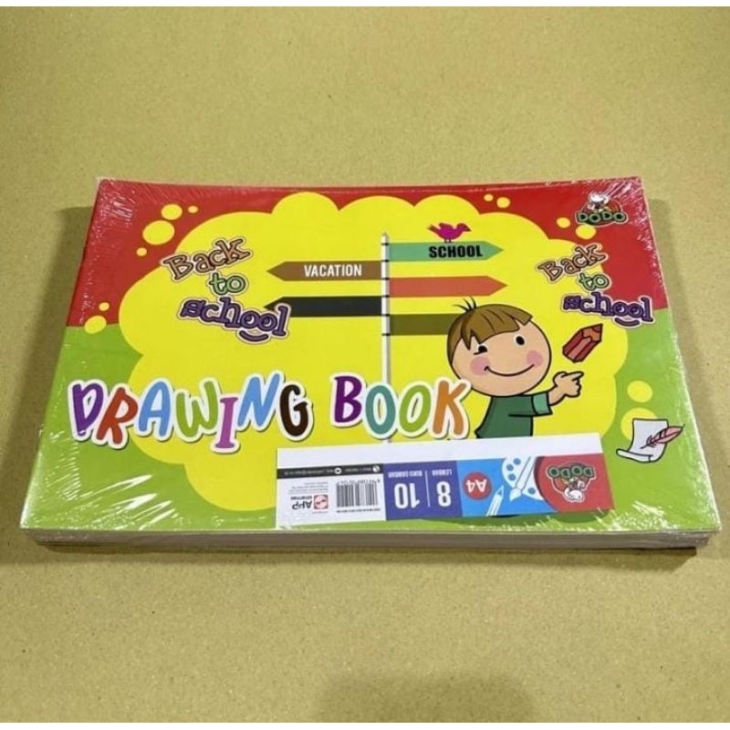 Jual buku gambar A4 dodo isi 10 buku gambar lucu [packing aman] | Shopee Indonesia