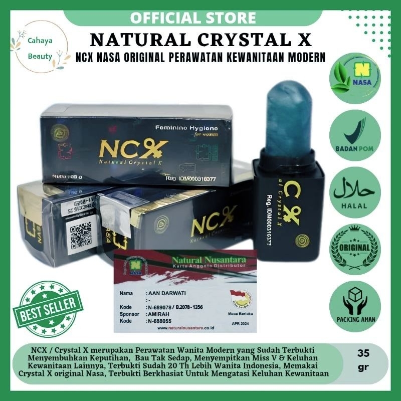 Jual Crystal X Nasa NCX Original Nasa Crystal X Perapat Miss V ...