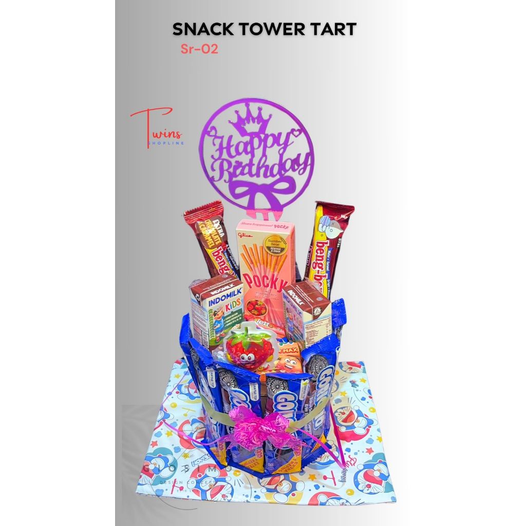Jual snack tower, snack cake (sr-02) | Shopee Indonesia