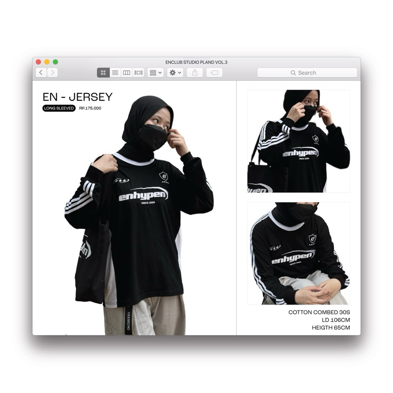 Jual [READY STOCK] ENHYPEN JERSEY LONG SLEEVED | Shopee Indonesia