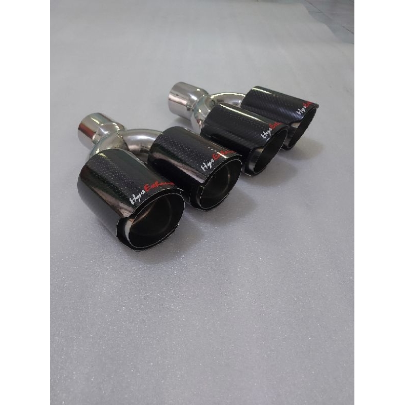 Jual Exhaust Tip Muffler Mobil 1 set Model Akrapovic | Shopee Indonesia